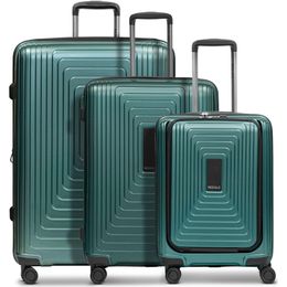 Redolz Essentials 14 4 Rollen Kofferset 3-teilig mit Dehnfalte