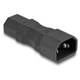 Delock 80467 Netz-Adapter Kaltger&auml;te-Buchse C13 - Stecker C14 Schwarz 1 St. Bag