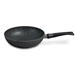 Beaver Brand Wok-Pfanne STONEROCK Alu Anti Haft mit Lock-Up Griff 28 cm