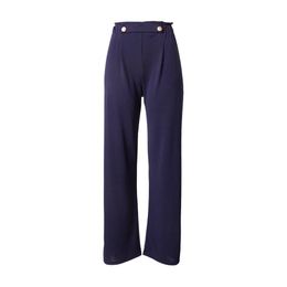 ABOUT YOU Bundfaltenhose 'Emely Trousers' Damen Gr&ouml;&szlig;e 40 dunkelblau