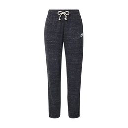 Nike Sportswear Hose Damen Größe 36 schwarzmeliert / weiß