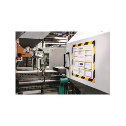Durable Informationsrahmen Duraframe Security A4 magnethaftend Packung mit 5 ... | Gr.: onesize