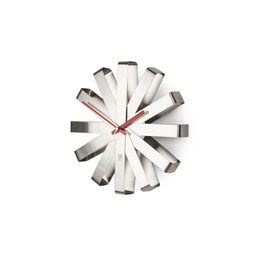 Umbra Wanduhr Ribbon Ø 30cm in grau | Gr.: onesize