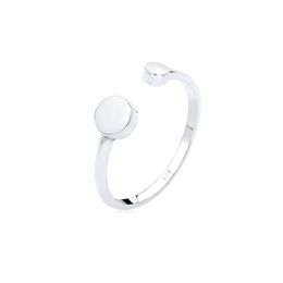 Elli Ring 925 Sterling Silber Geo, Kreis in Silber | Gr.: onesize
