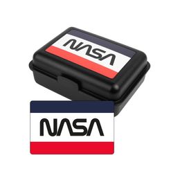 Nasa Brotdose - mit Trennwand Schwarz in schwarz | Gr.: onesize