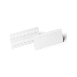 Durable Etikettentasche 150x67mm HardCover selbstklebend transparent Packung ... | Gr.: onesize