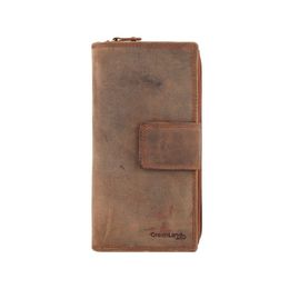 GreenLand Nature Montenegro Geldbörse RFID Leder 9,5 cm in braun | Gr.: onesize