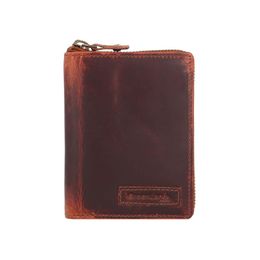 GreenLand Nature Soft & Safe Geldbörse RFID Leder 9 cm in braun | Gr.: onesize
