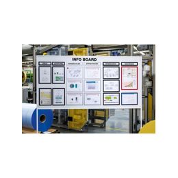 Durable Magnetrahmen Duraframe Magnetic Top 323x66mm magnetisch Packung mit 5 ... | Gr.: onesize