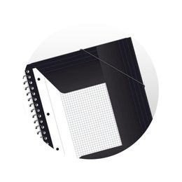 Oxford Collegeblock Studium Nomadbook A4+ kariert 90g/qm 80 Blatt Optik ... | Gr.: onesize