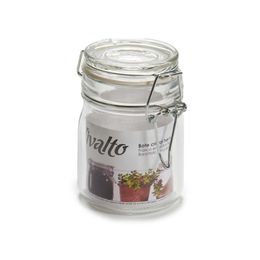 Vivalto Glas mit Schnappdeckel in transparent | Gr.: onesize