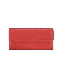 Esquire Primavera Geldbörse I Leder 18 cm in rot | Gr.: onesize
