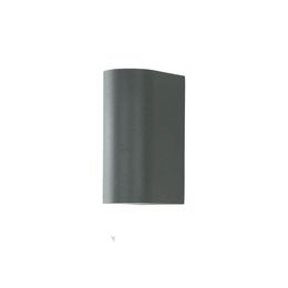 Licht-Erlebnisse Außen Wandlampe (B)6.8 x (H)15.2 cm in Anthrazit | Gr.: onesize