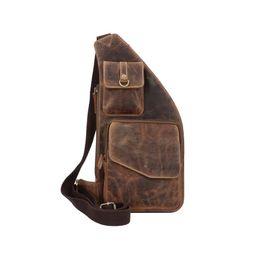 Green Burry Greenburry Vintage Umhängetasche Leder 20 cm in brown | Gr.: onesize