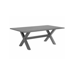 Beliani Gartentisch CASCAIS in Grau - (W) 105 x (H) 74 x (L) 200 cm | Gr.: onesize