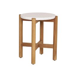 ebuy24 Beistelltisch Terracina Natur 37 x 37 cm | Gr.: onesize