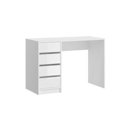 ebuy24 Konsolentisch Emma Weiß 110 x 48 cm | Gr.: onesize