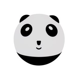 LA VAGUE HAPPY PANDA Nachtlicht in schwarz / weiß | Gr.: onesize