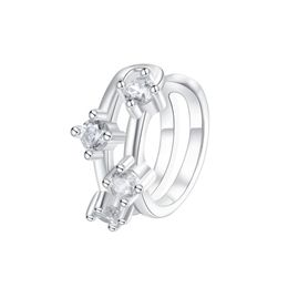 Hey Happiness Band Ear Cuff Ohrring mit Zirkoniasteinen Sterlingsilber | Gr.: onesize