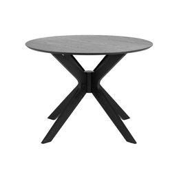 ebuy24 Esstisch Duffy Schwarz 105 x 105 cm | Gr.: onesize