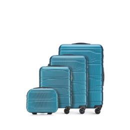 Wittchen 4tlg.KofferSet Trail Style Collection in Blue | Gr.: onesize