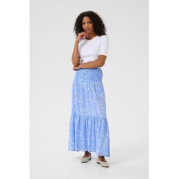Kaffe Rock KAmaxi A-shape in Vista Blue W.Nantucket AOP | Gr.: XL/XXL
