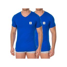 Bikkembergs 2er-Set: Unterhemd in Blue | Gr.: XL