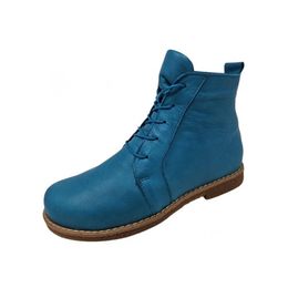 Andrea Conti SHOES Schnürstiefel in Blau | Gr.: 39
