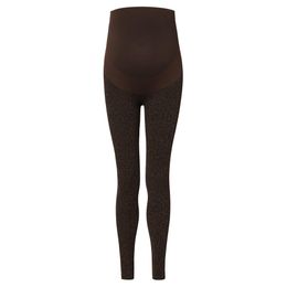 Noppies Umstandsleggings Cara Leopard in Coffee Bean | Gr.: XS/S