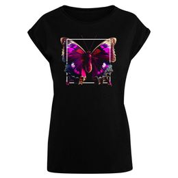 F4NT4STIC T-Shirt Pink Schmetterling SHORT SLEEVE TEE in schwarz | Gr.: S
