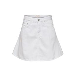 Only Jeansrock in White | Gr.: M