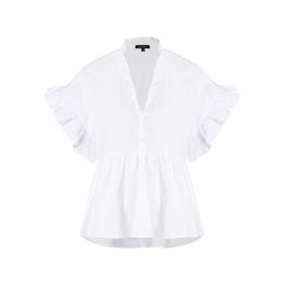 More & More More & More Rüschenbluse in white | Gr.: 40