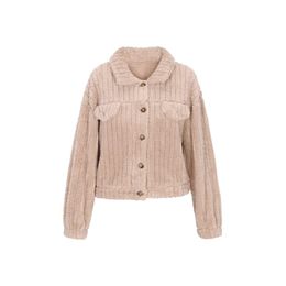 Swirly Women Jacket in Khaki | Gr.: L
