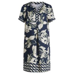 Betty Barclay Tunikakleid kurzarm in Dark Blue/Green | Gr.: 36