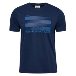 Hummel T-Shirt Hmlpulse Lebensstil Herren in DRESS BLUES | Gr.: L