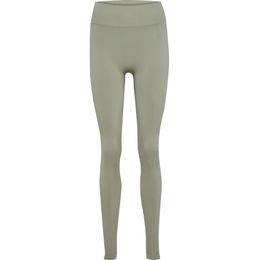 Hummel Leggings Hmlhiit Multisport Damen in SEAGRASS | Gr.: S