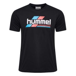 Hummel T-Shirt Hmlpulse Lebensstil Herren in BLACK/WHITE | Gr.: S