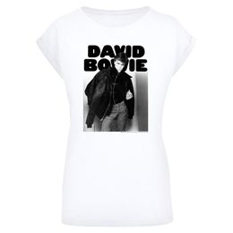 F4NT4STIC T-Shirt David Bowie Jacket Photograph in weiß | Gr.: S