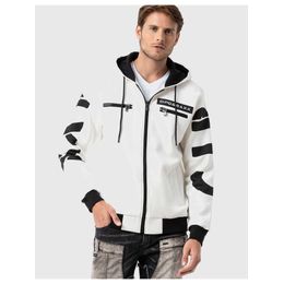 Cipo & Baxx Cipo & Baxx Sweatjacken in ECRU | Gr.: XL