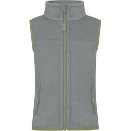 Normani Outdoor Sports Kinder Fleeceweste Kiana in Grau | Gr.: 122/128