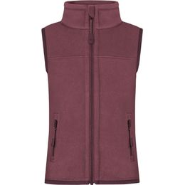 Normani Outdoor Sports Kinder Fleeceweste Kiana in Rot | Gr.: 122/128