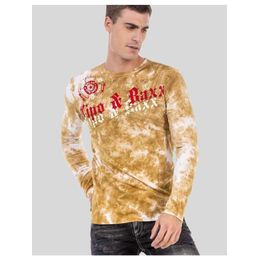 Cipo & Baxx Cipo & Baxx Sweatshirts in MUSTARD | Gr.: XL