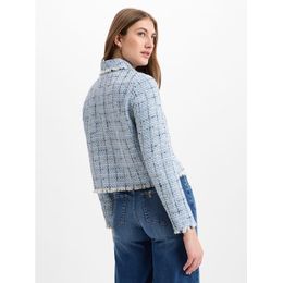 Franco Callegari Kurzblazer in hellblau schwarz | Gr.: 44