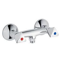Heinrich Schulte classic-line_2 Duscharmatur Z026229-10010 1/2", ohne Brausegarnitur, eigensicher, verchromt, Trianongriff