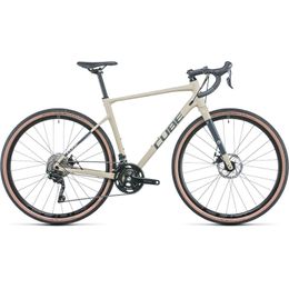 Cube Nuroad Pro | Gr. 53 cm | Aluminium Gravelbike Beige