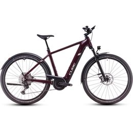 Cube Nuride Hybrid SLX Allroad | Gr. 58 cm | Aluminium E-Citybike Violett