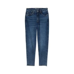 Tom Tailor Denim Damen TTLINLEY MOM High Waist Ankle Jeans, blau, Uni, Gr. 32