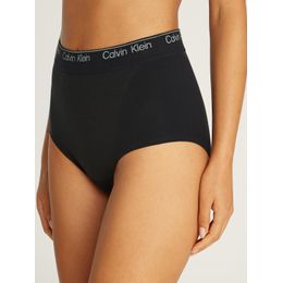 Damen Slip "COTTON SEAMLESS BRIEF", Calvin Klein Underwear, Gr. XS, schwarz, Obermaterial: 100% Baumwolle, unifarben, Unterhosen, im nahtlosen Look,