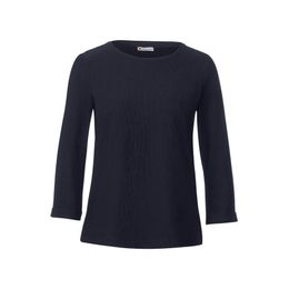 Street One Langarmshirt in deep blue | Gr.: 36