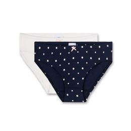 Sanetta Slip 2er Pack in Weiß/Dunkelblau | Gr.: 140
